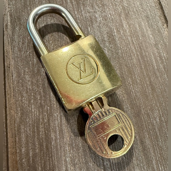 Louis Vuitton | Other | Louis Vuitton Gold Lock And Key 22 | Poshmark